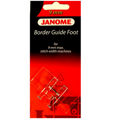 Janome Border Guide Foot 9mm | Kari’s Custom Quilting