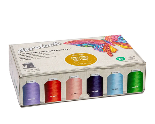 Baby Lock Exclusive Madeira Aerolock Mini King Thread Set- 24 cones 6 ...
